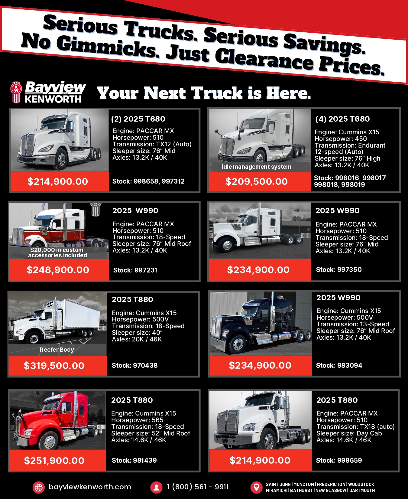 Bayview Kenworth - New & Used Heavy Trucks, Transportion, Farm ...